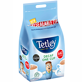 Tetley Decaf One Cup Tea Bags - 6x440