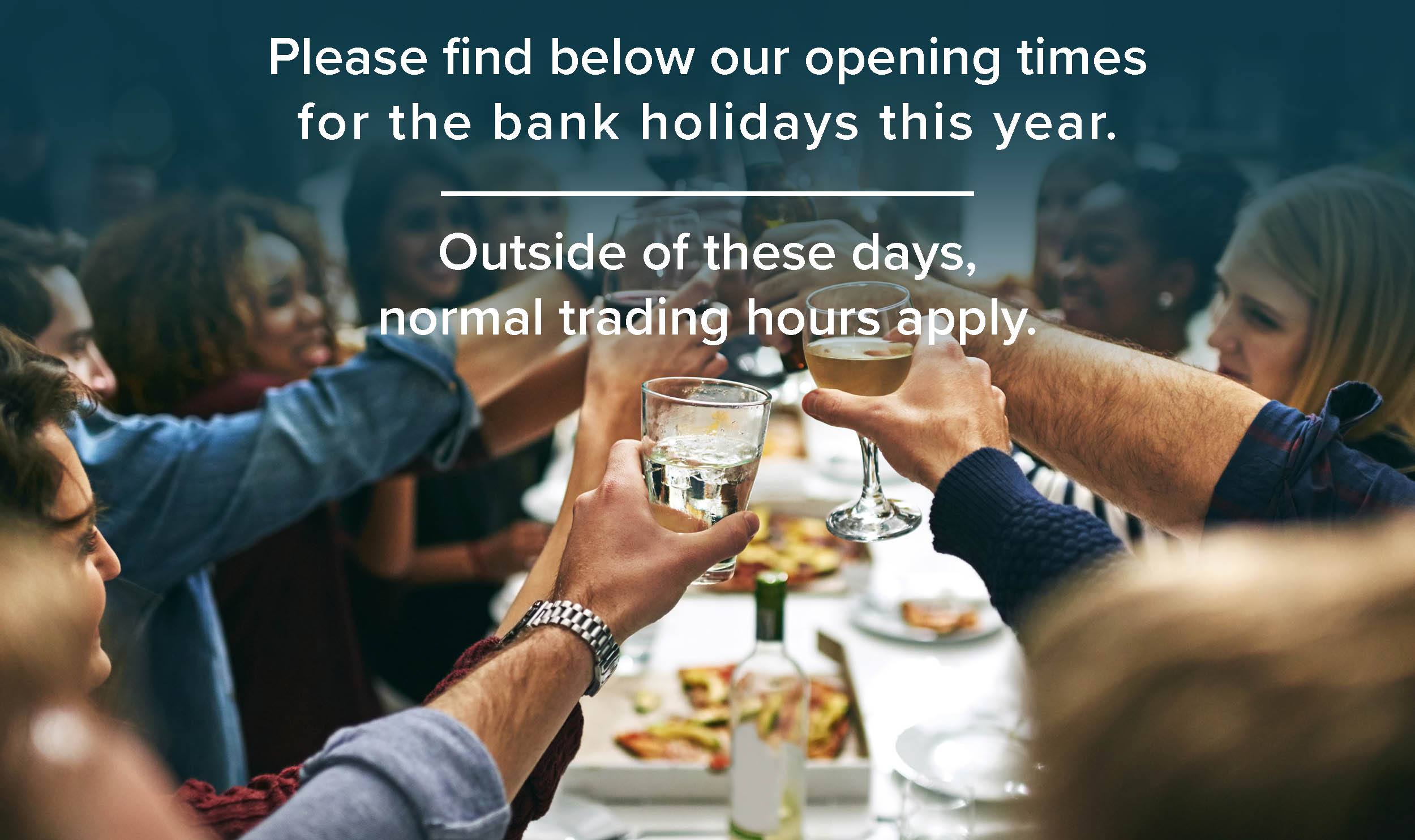 Bank Holiday Opening Hours for 2023